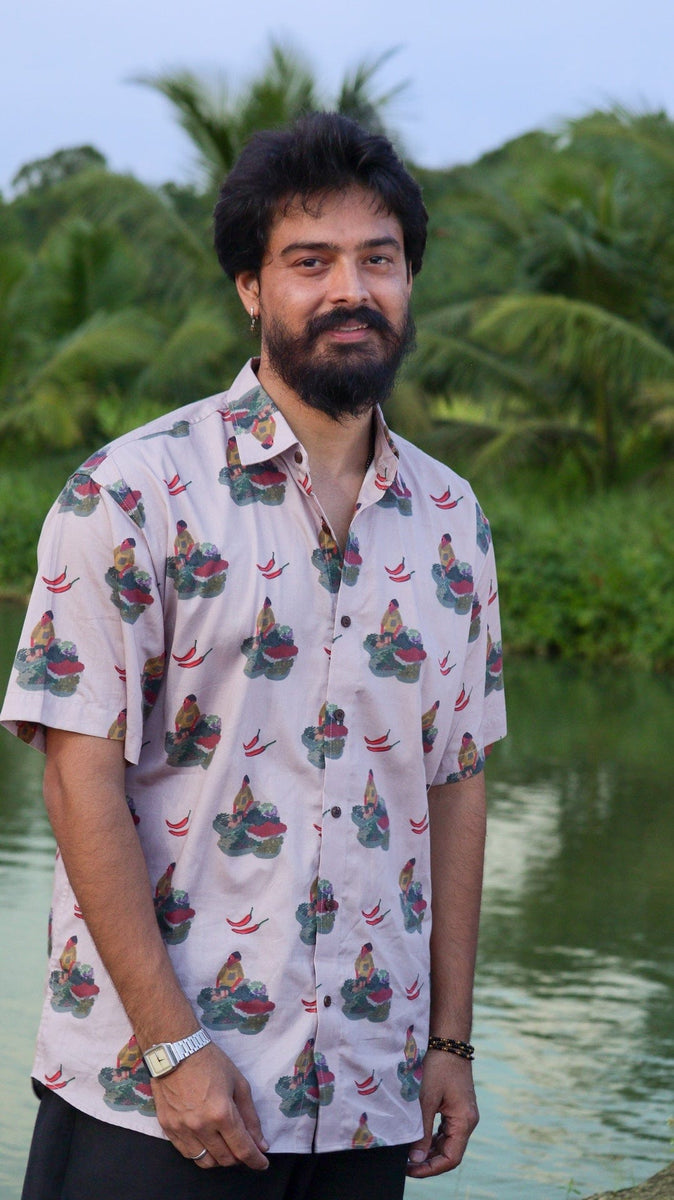 Goan traditional market cotton shirt for men | Siesta o'Clock