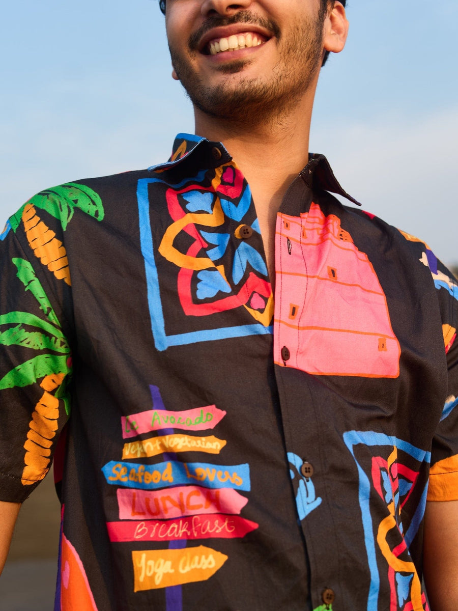 Agonda Beach Organic Cotton Shirt - Artist Edit | Siesta o'Clock